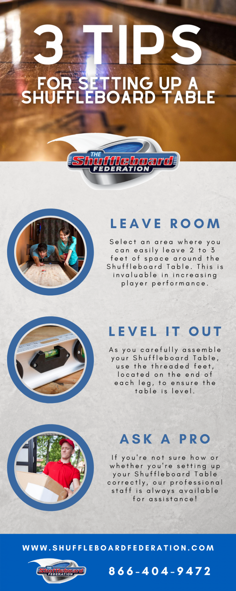 Size Matters: A Measuring Stick for Choosing a Shuffleboard Table ...